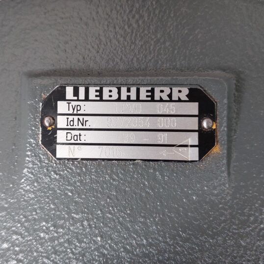 Hydrulikdoppelpumpe Liebherr LPVD045 - Schoder Katalog